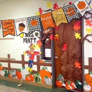 Fall Classroom Banner Printable: Thanksgiving Autumn Decor (PDF) - Etsy