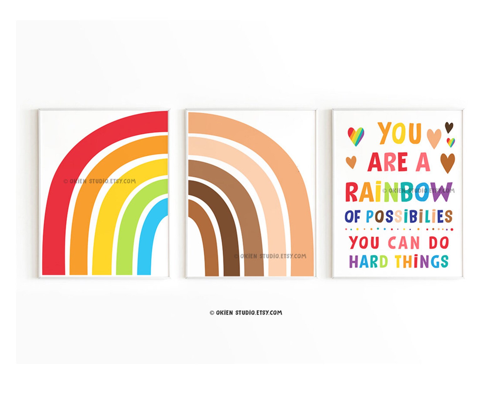 You Are a Rainbow of Possibilities Sign Diversity Rainbow | Etsy