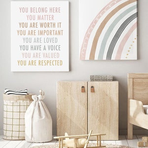 Boho Rainbow, in This Room, Neutral Rainbow Nursery Decor, Unisex ...