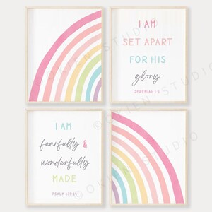 Nursery Bible Verse Wall Art, Boho Christian Art, Scripture Wall Art ...