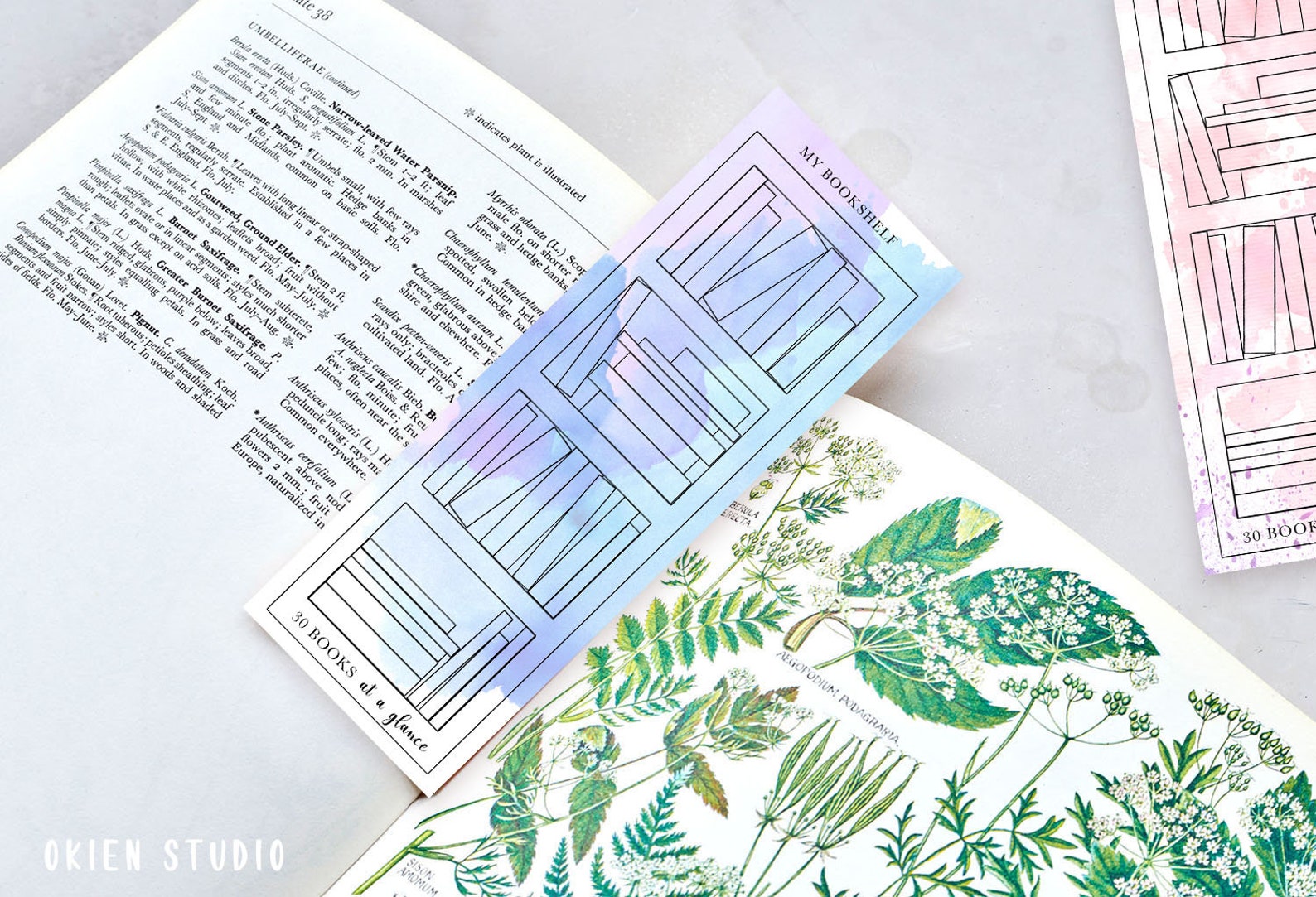 12 Colors Bookmark Printable Reading Tracker Bookmark - Etsy