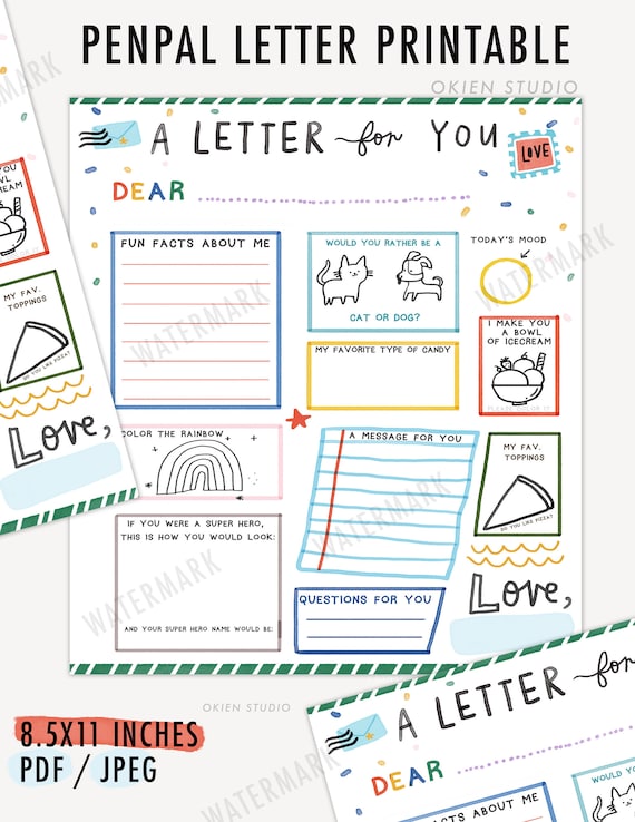 Pen Pal Letter Format The 411 On Pocket Letter Pals And How To Make