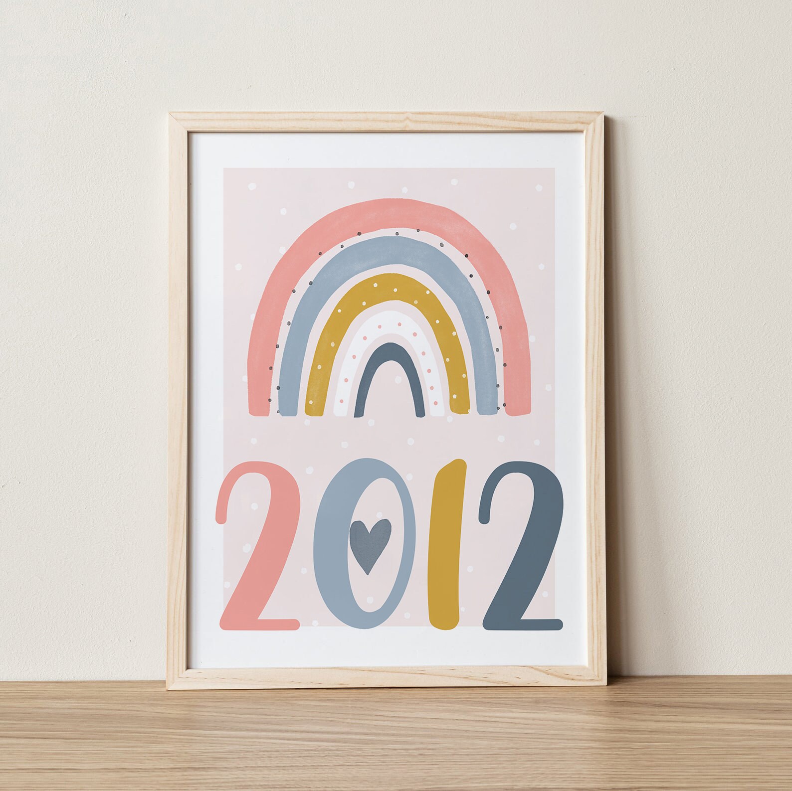 Date of Birth Wall Art Baby Birth Sign Kids Wall Art | Etsy