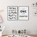 Alphabet Nursery Poster Set – Black & White Nursery Prints Digital ...