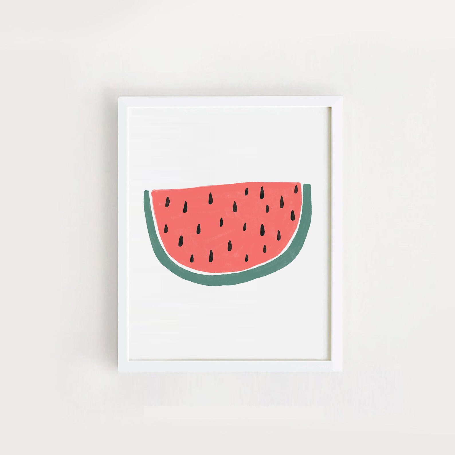 Watermelon Wall Art Watermelon Art Printable Watercolor | Etsy