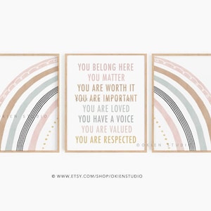 Boho Rainbow, in This Room, Neutral Rainbow Nursery Decor, Unisex ...