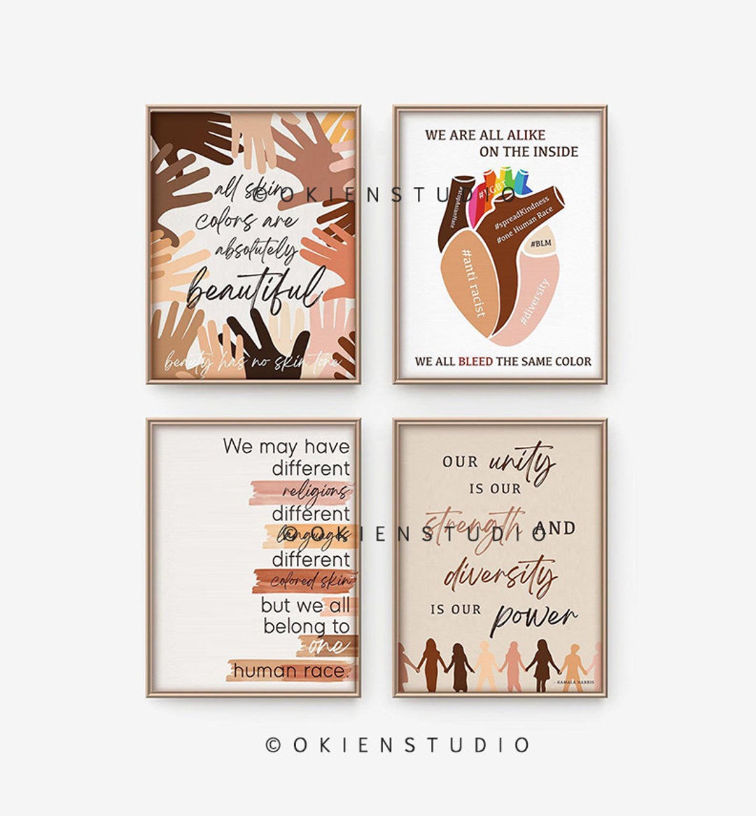 Diversity Poster Set: Inclusive Classroom Art (digital Download) - Etsy ...