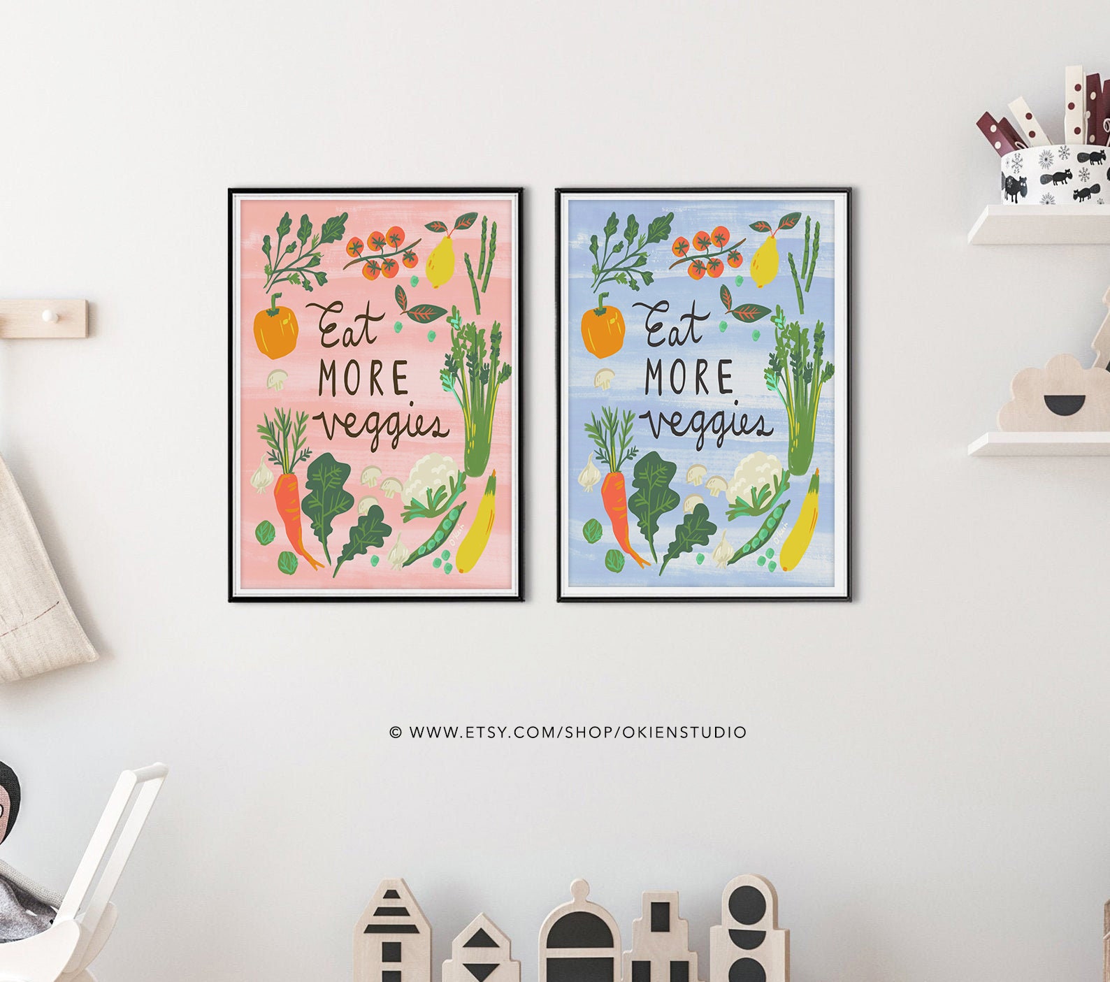 Vegetable Wall Art Culinary Print Vegetable Print Eat - Etsy