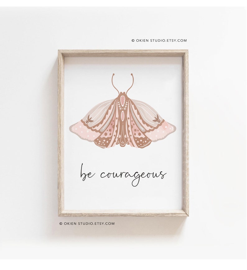 Set of 3 Prints Boho Affirmations Wall Art Boho Butterfly - Etsy