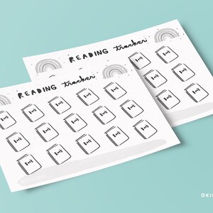 Reading Reward Chart: Kids Reading Tracker Printable (digital Download ...