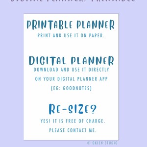 Planner Bundle Printable, Digital Planner, Daily Schedule, Cat Monthly ...