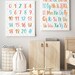 Alphabet Poster Number Chart 1-20 Montessori Printable - Etsy