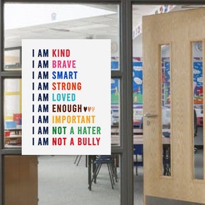 Teacher Wall Art, Teacher Poster, Positive Affirmations Kids, Classroom ...