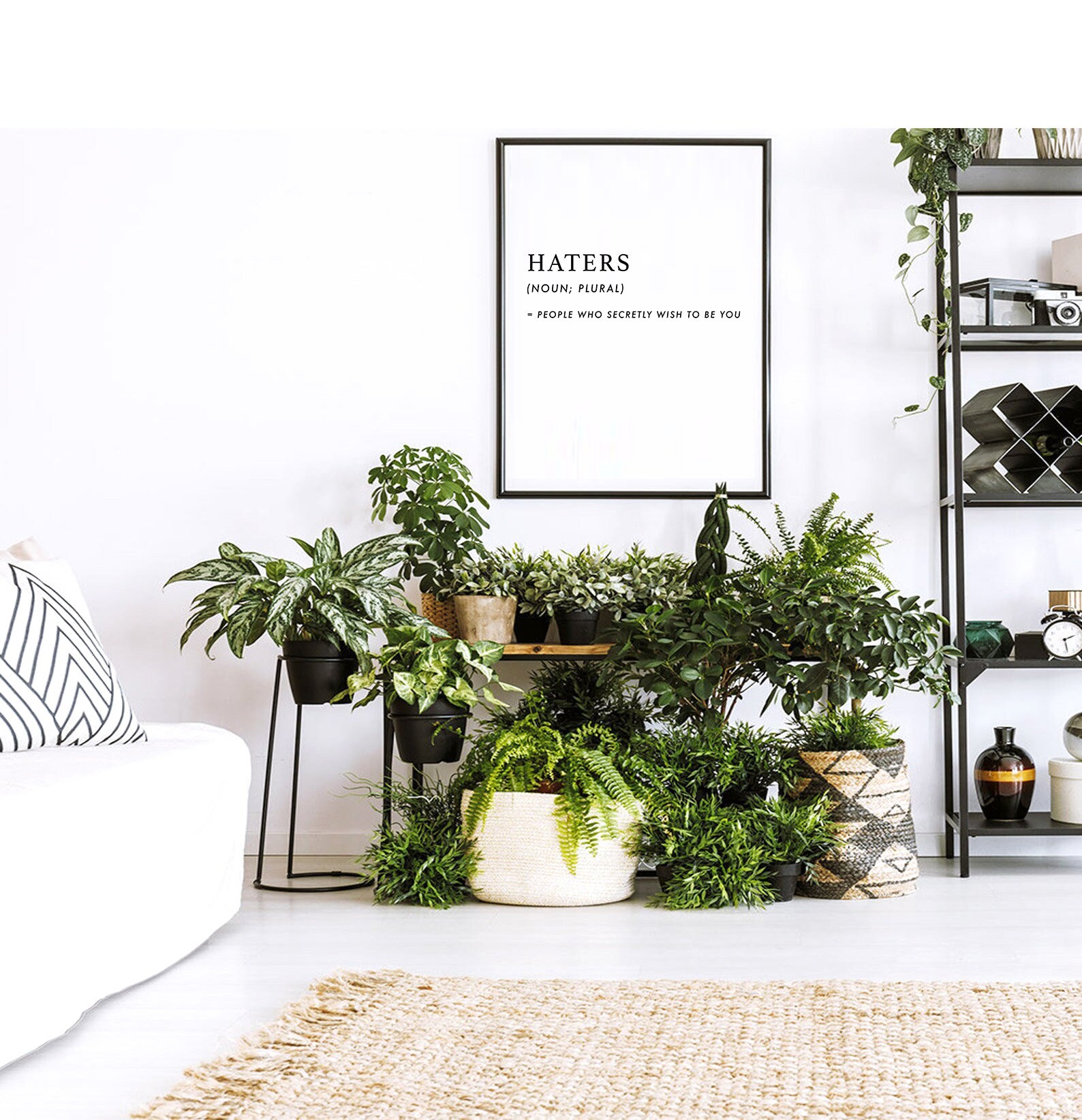 Definition of Haters Positive Quote Funny Quote Art | Etsy