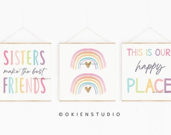 Sisters Wall Decor | Etsy