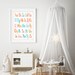 Alphabet Poster Number Chart 1-20 Montessori Printable - Etsy