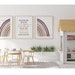 Boho Rainbow Classroom Art Prints: Positive Affirmations Poster Set ...