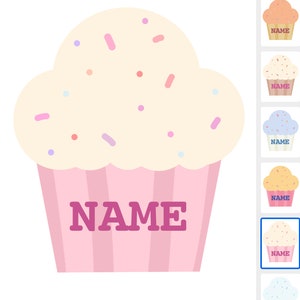 Editable Cupcake Label, Cupcake Name Tags & Labels, Editable Classroom ...