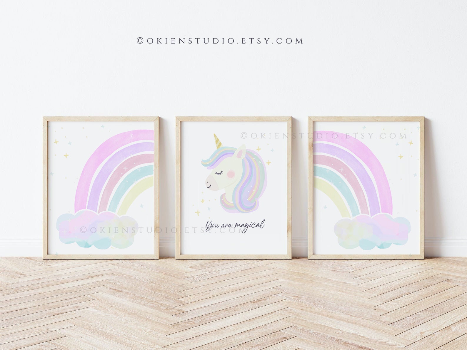 Unicorn wall decor unicorn room decor for girls unicorn | Etsy