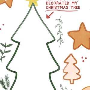 Christmas Letter, Kids Pen Pal Printable, Letter Templates Christmas ...