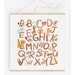 Boho Animal Decor, Boho Alphabet Poster, Boho Letters, a to Z Poster ...