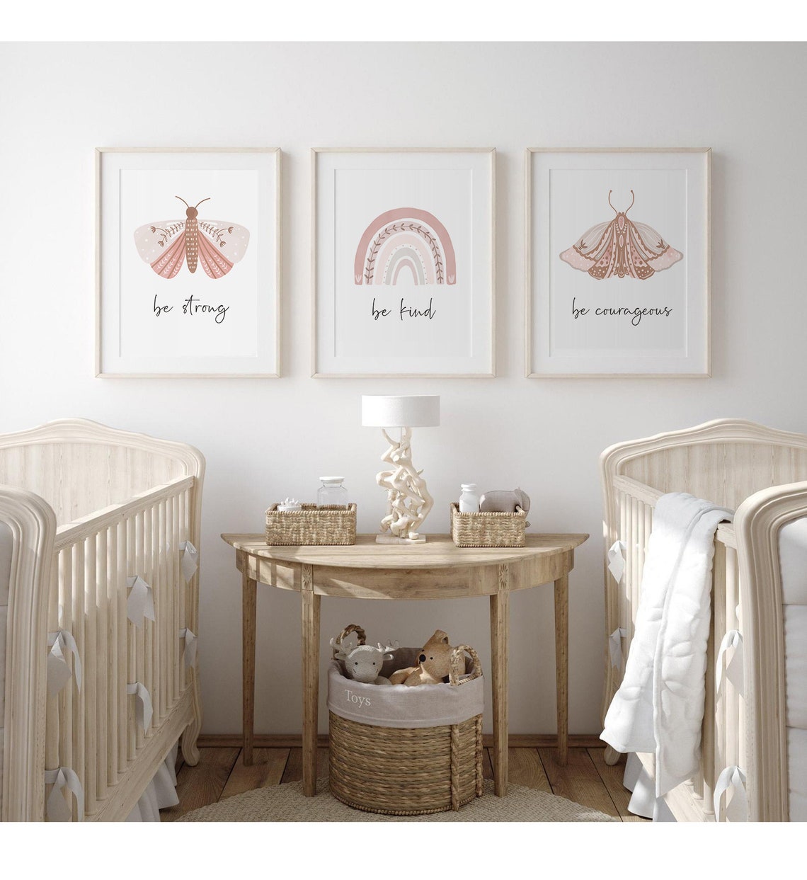 Set of 3 Prints Boho Affirmations Wall Art Boho Butterfly - Etsy