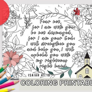 Bible Verse Coloring Pages Bundles, Bible Coloring Pages, Sunday School ...