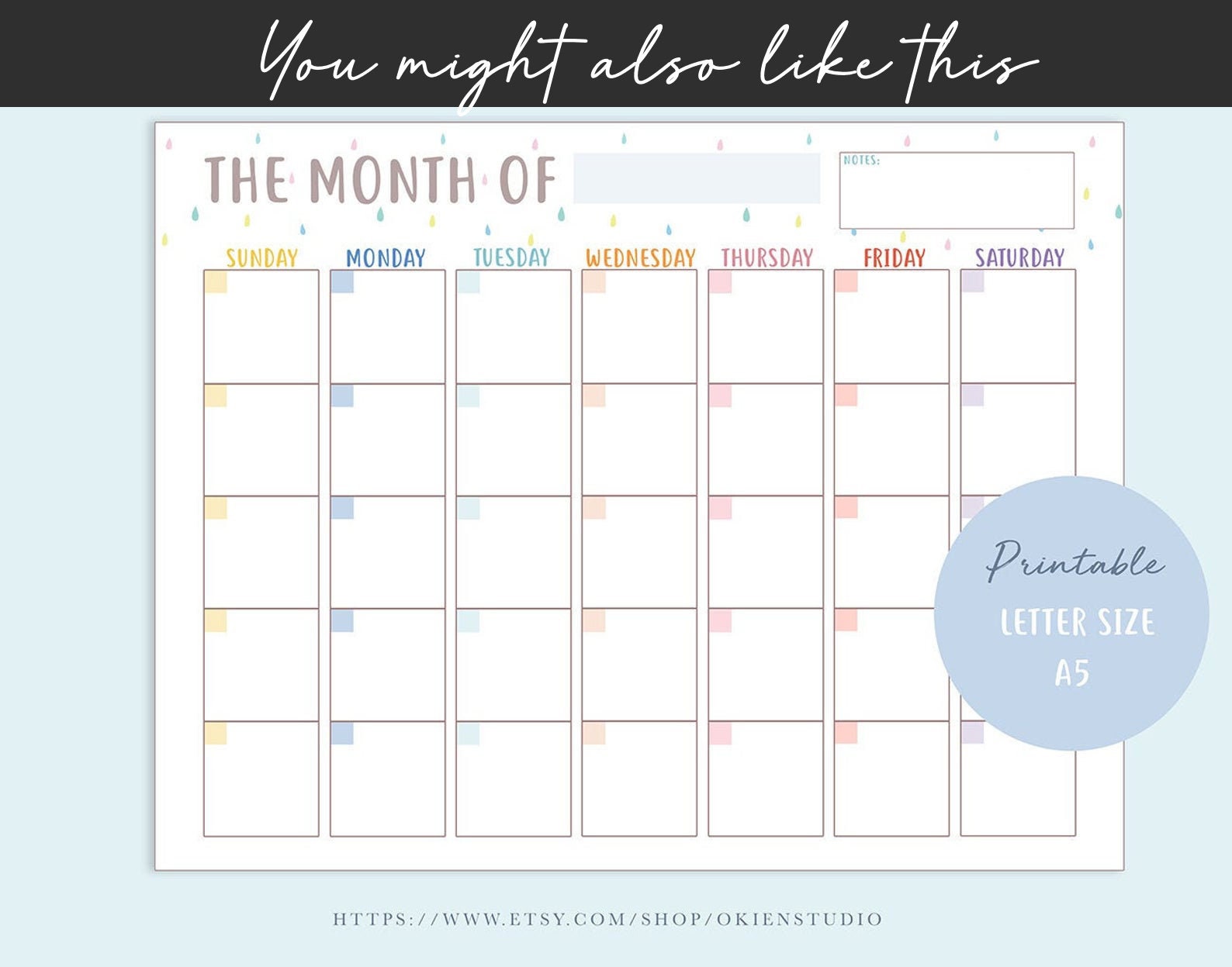 Year at A Glance Year Overview Year Tracker Year Reminder - Etsy