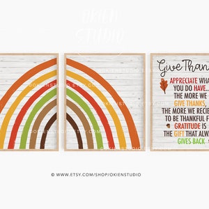 Thanksgiving Classroom Poster, Teacher Bulletin Board Decor, Give ...