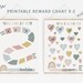 Boho Reward Chart, Printable Behavior Chart, Girl's Sticker Chart ...