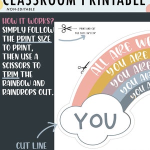 Boho Classroom Decoration, Inclusive Classroom, Positive Affirmations ...