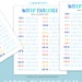 Printable Water Intake Tracker Insert Printable 30 Days - Etsy