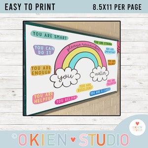 Digital File, Classroom Decoration Printable, Teacher Welcome Sign ...