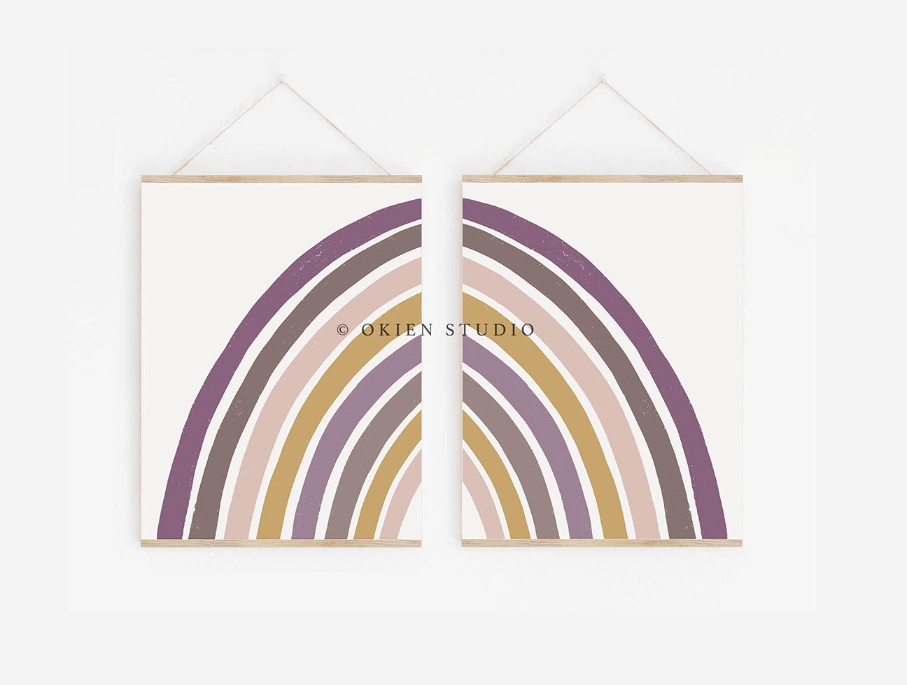 Boho Rainbow Classroom Art Prints: Positive Affirmations Poster Set ...