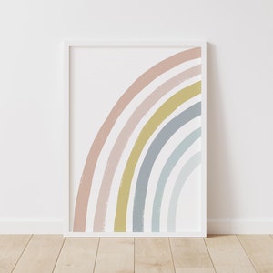 Boho Rainbow Poster, Diversity Classroom, Inclusive Rainbow, Classroom ...