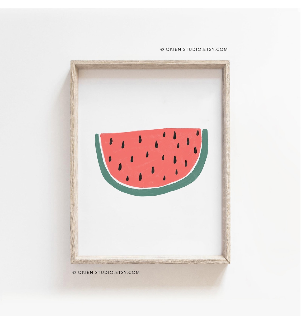 Watermelon Wall Art Watermelon Art Printable Watercolor | Etsy