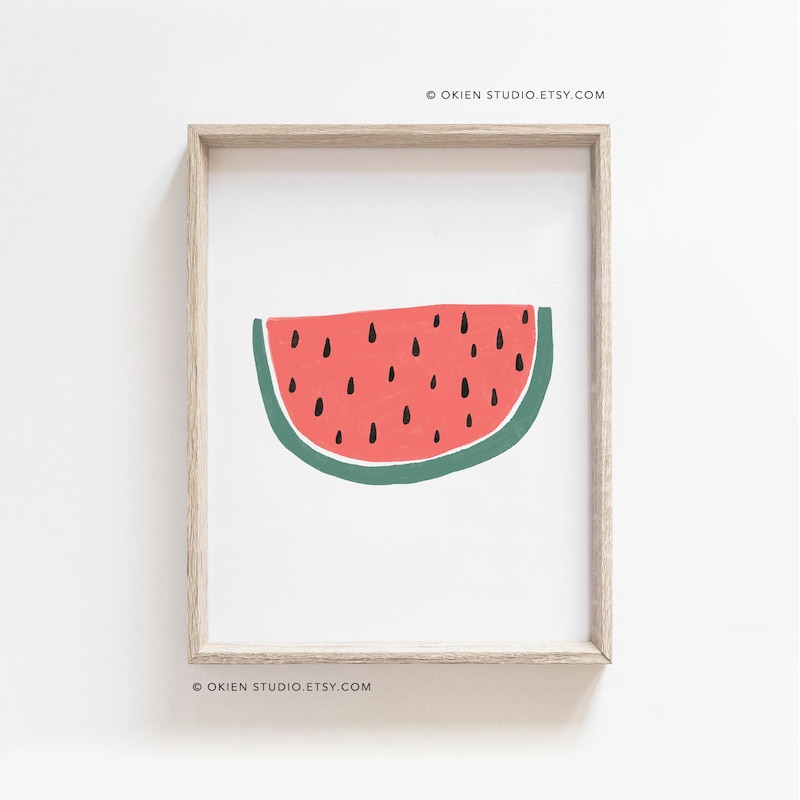 Watermelon Poster - Etsy
