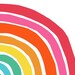 Rainbow Art Print, Rainbow Printables, Rainbow Print, Girls Bedroom ...