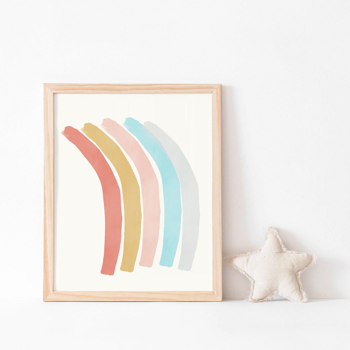 Rainbow Printable Rainbow Wall Decor Rainbow Nursery | Etsy