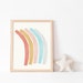 Rainbow Printable Rainbow Wall Decor Rainbow Nursery - Etsy