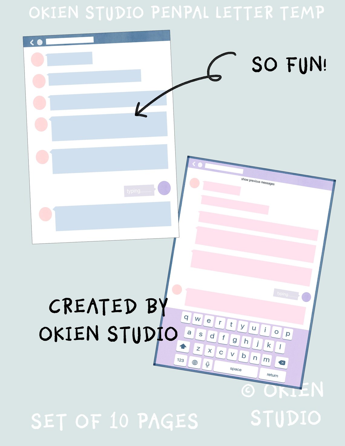Cute Pen Pal Letter Template for Kids (PDF & JPEG) - Etsy