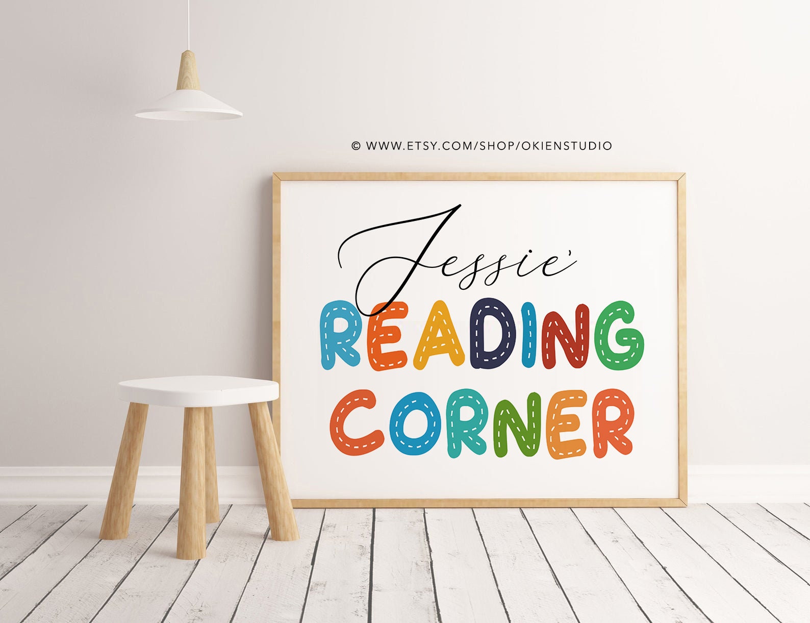 Printable Personalized Reading Sign Personalized Wall Art - Etsy