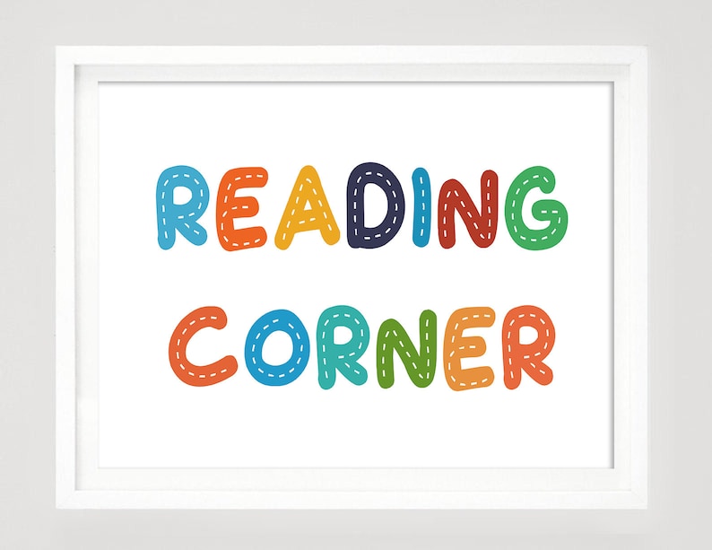 Printable Personalized Reading Sign Personalized Wall Art - Etsy