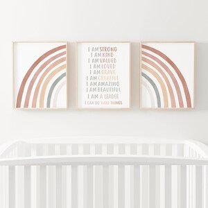 Boho Pastel Rainbow, I Am Enough, Positive Affirmations, Boho Art, Boho ...