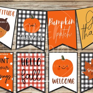 Fall Classroom Banner Printable: Thanksgiving Autumn Decor (PDF) - Etsy