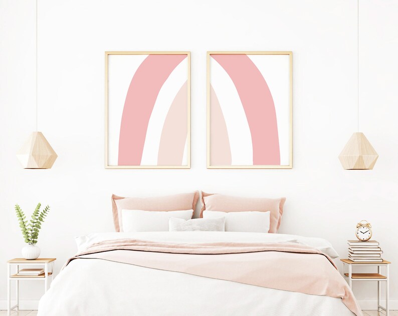 Pastel Rainbow Wall Decal for Girl Girl Room Decor Boho - Etsy