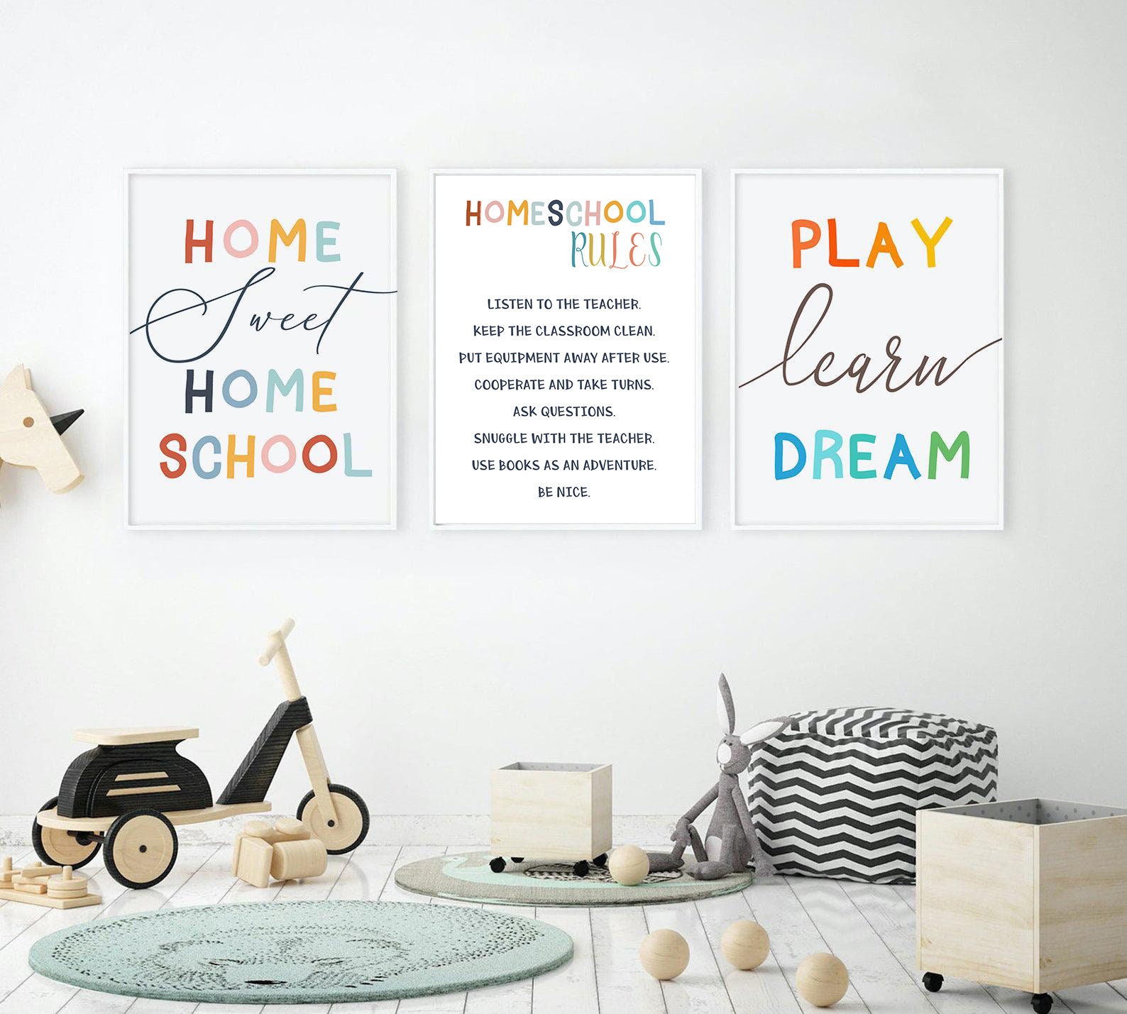 Homeschool Printables Homeschool Decor Home Sweet Home - Etsy
