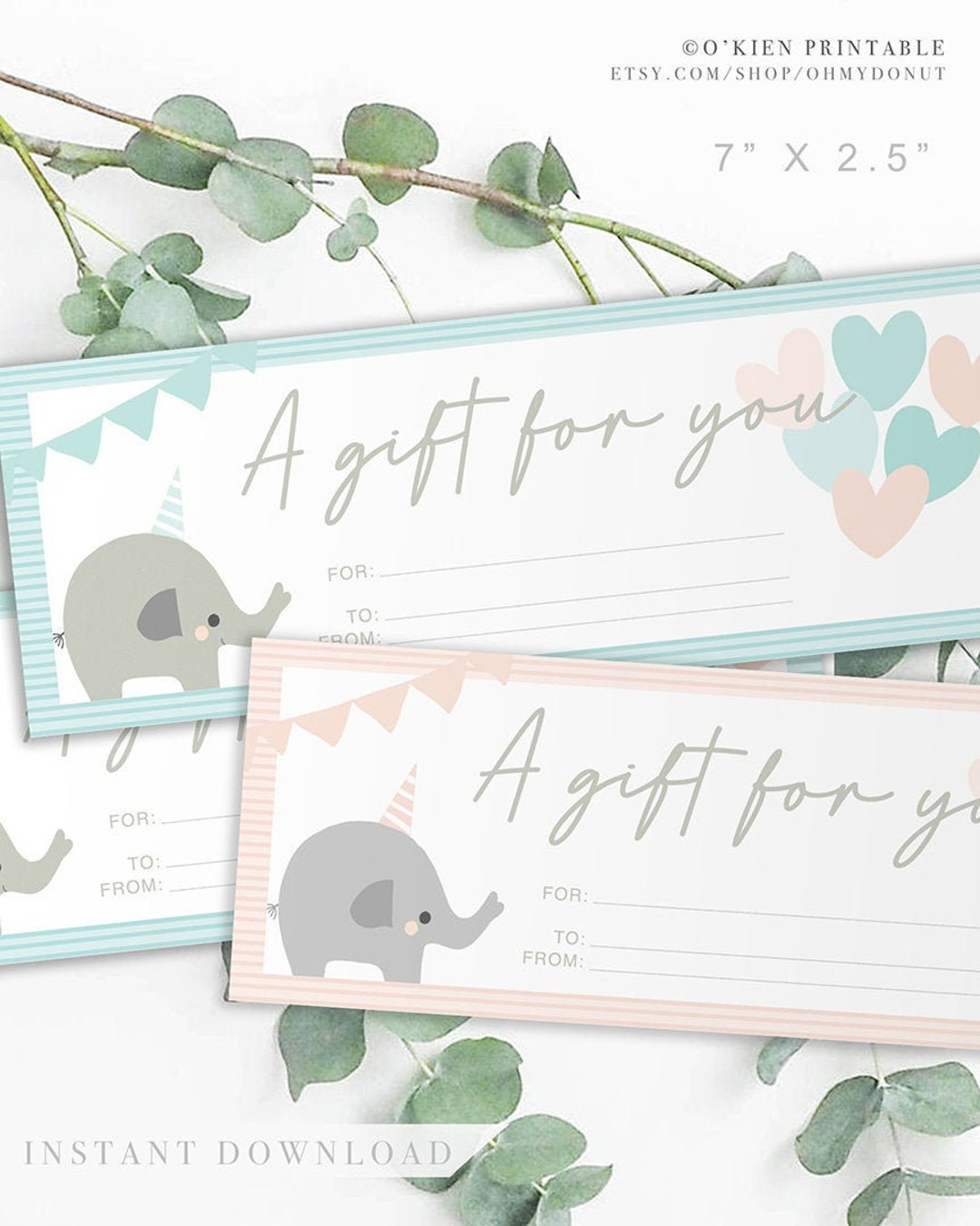 Baby Gift Certificates, Baby Shower Gift Cert, Newborn Gift Cert ...