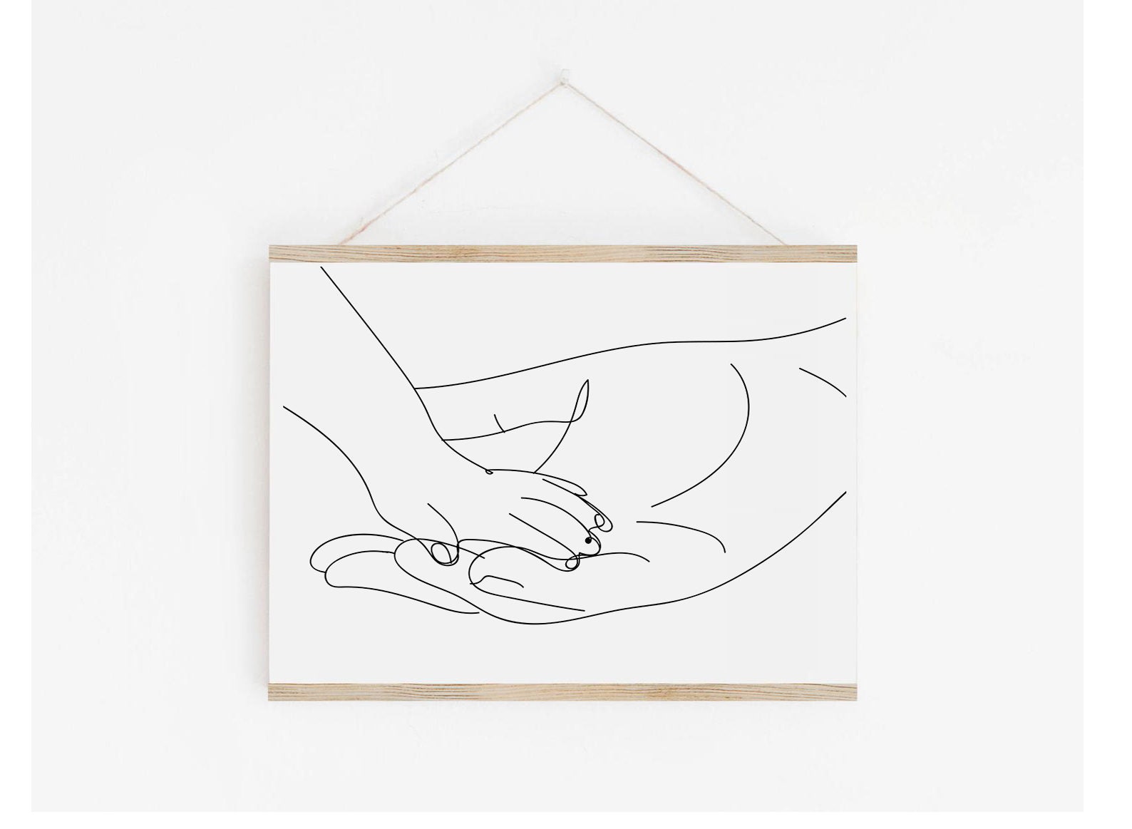 Holding Baby Hand Baby Hand Line Art Hands Line Drawing - Etsy