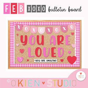 Valentine's Day Bulletin Board Kit, FEB Bulletin Board Kit, February ...